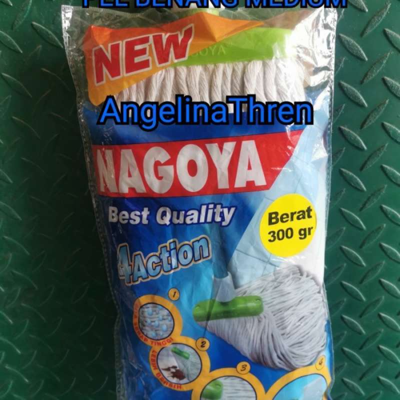Promo Pel Nagoya - Pelan lantai Microfiber & Benang - Lap Pel gagang ...