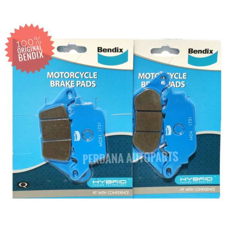 Promo Paket Kampas Rem Yamaha Nmax (depan Belakang) Bendix Diskon 6% Di ...