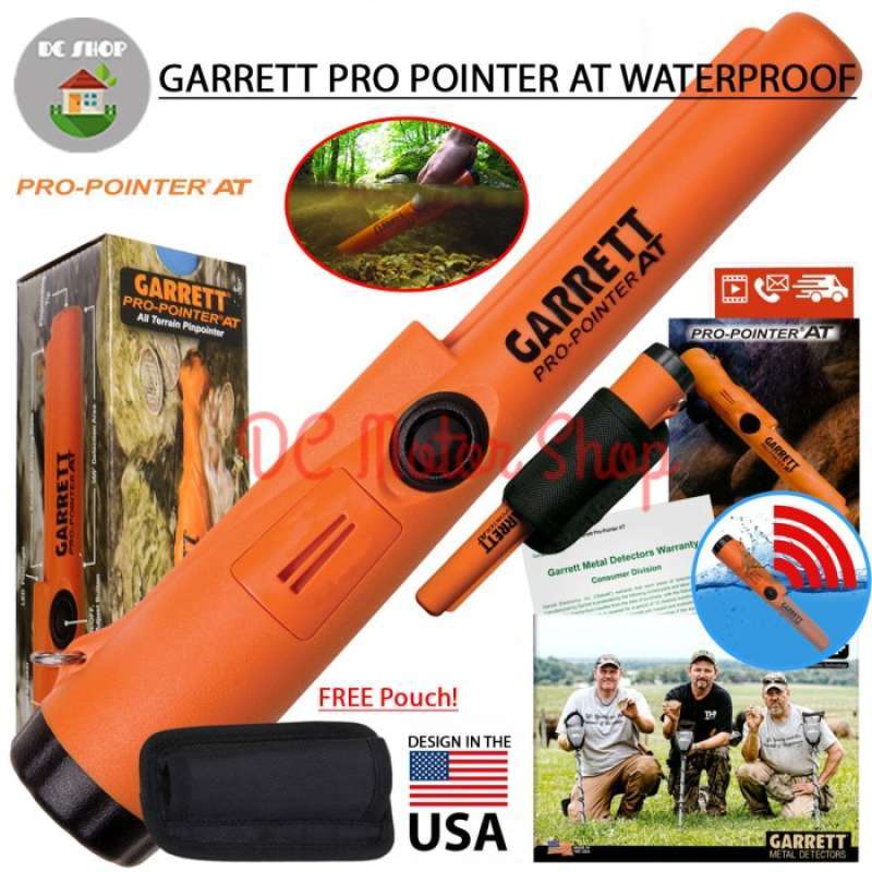 Promo Garrett Pro Pointer AT Waterproof Gold Metal Detector Emas Perak Logam Diskon 50% di ...