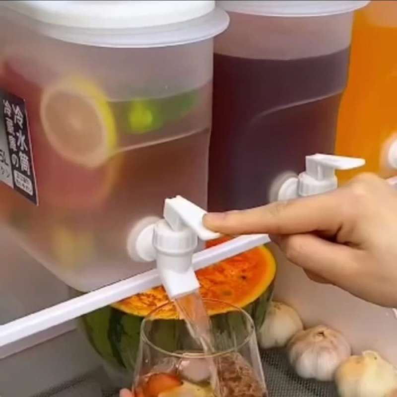 Jual DISPENSER AIR MINUM DINGIN DENGAN KERAN/ JUICE DISPENSER 3,5 LITER ...