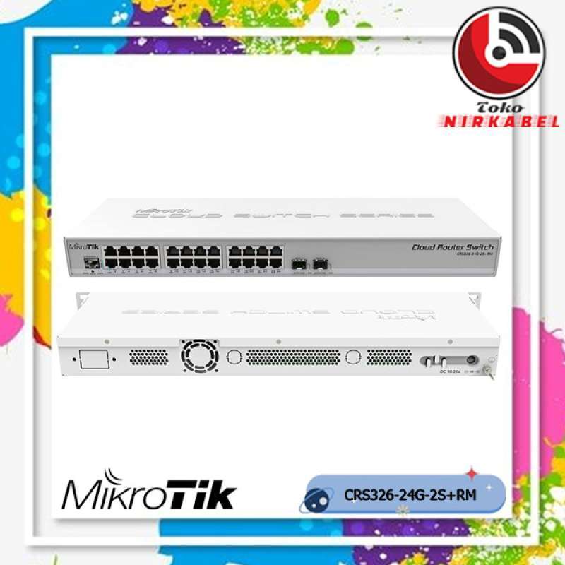Jual MikroTik CRS326-24G-2S+RM | CRS326 24G 2S+ RM | CRS 326 24G 2S+ RM ...