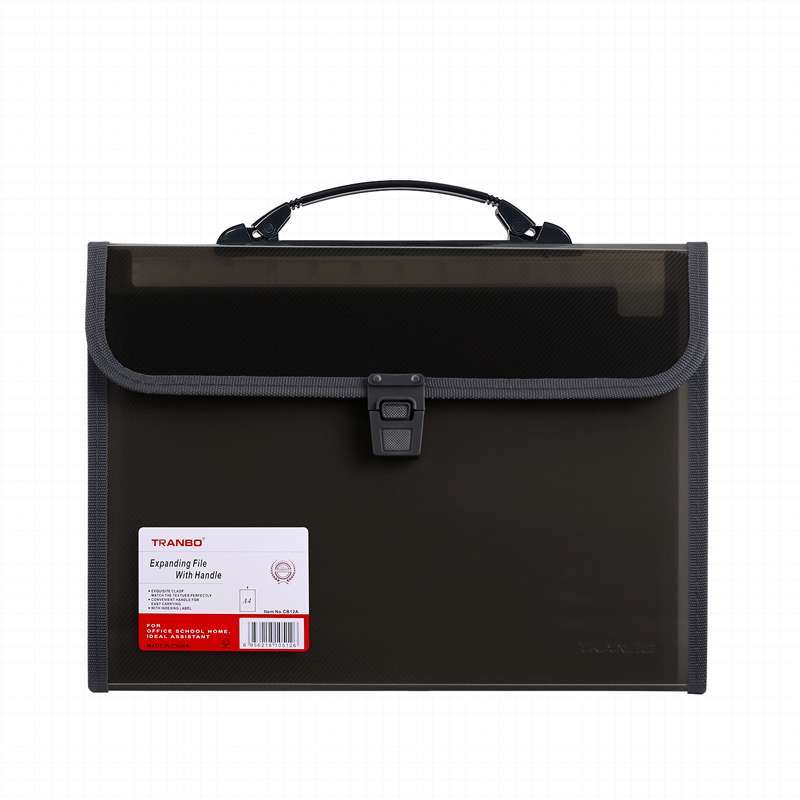 Jual Map Tas Expanding File Portabel 13 Sekat Garis Miring Transparan ...
