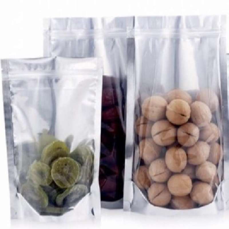 Jual Standing Pouch Aluminium kombi plastik PE dgn zipper 12x20 pack ...