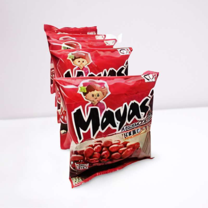 Jual Snack kacang ala Jepang Mayasi rasa pedas dan jagung ( isi 10 pcs ...