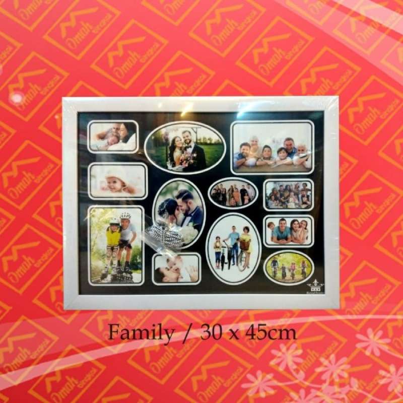 Promo Frame/Figura/Bingkai Foto Family Minimalis Size. (30X45Cm) Diskon ...