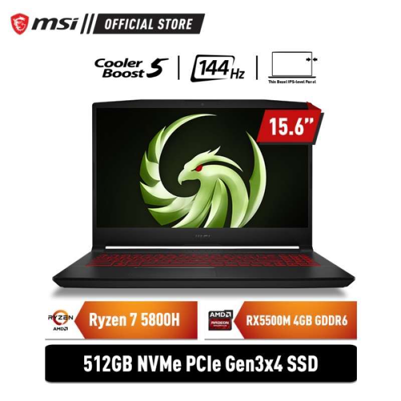Jual MSI BRAVO 15 B5DD 9S7 158K12 241 Ryzen 7 5800H RX5500M 4GB 15.6 ...