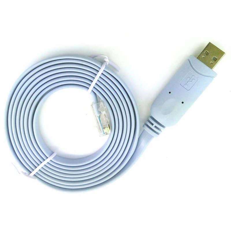 Promo Prolific Console Cable USB RS232 to RJ45 Cisco Huawei Router ...