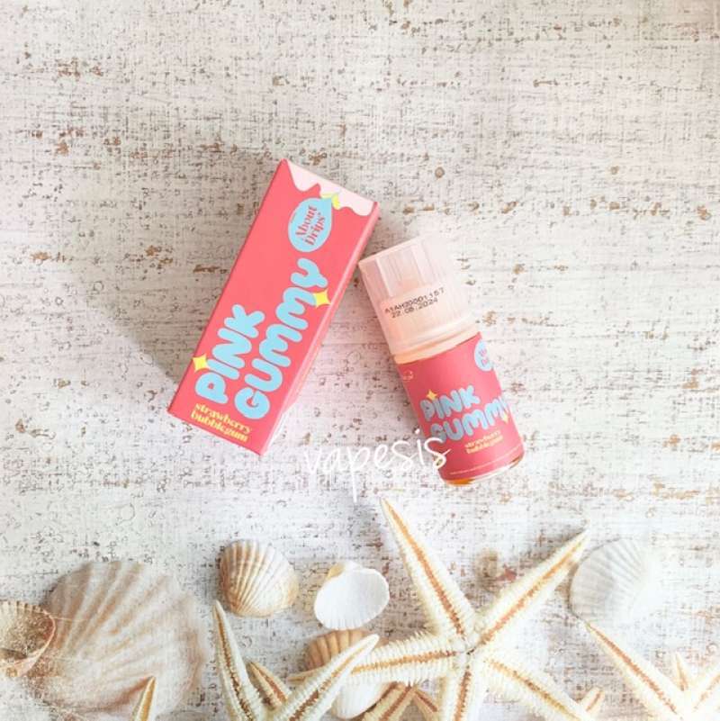 Promo Foom Pink Gummy Strawberry Bubblegum 30ml 30mg Saltnic Salt Nic ...