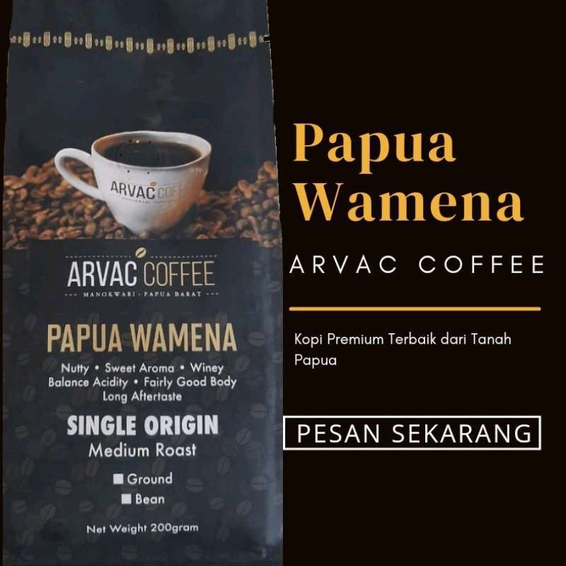 Jual Kopi Papua Premium PAPUA WAMENA Arvac Coffee di Seller Hawai ...