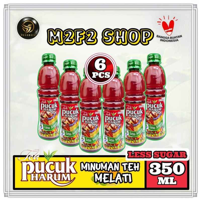 Promo Teh Pucuk Harum Less Sugar - 350 Ml (kemasan 6 Botol) Diskon 19% ...