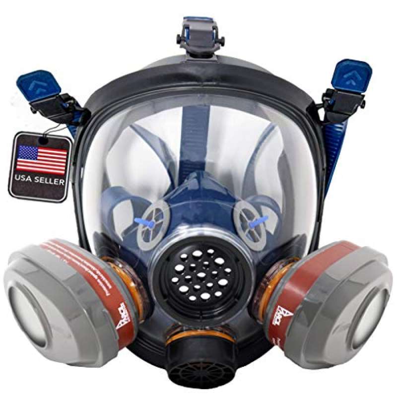 Jual PT-101 Full Face Organic Vapor & Particulate Respirator with Dual ...