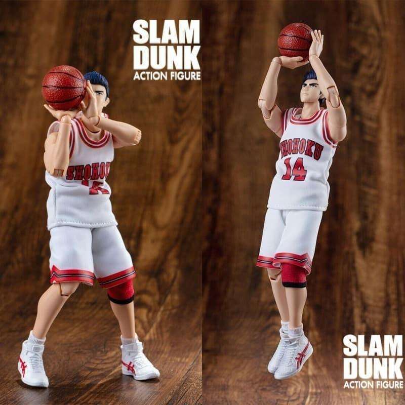 Jual Dasin Model Slam Dunk Anime - Hisashi Mitsui WHITE Shohoku 1/12 ...