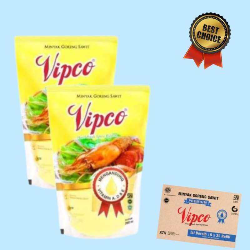 Jual VIPCO MINYAK GORENG MURAH 2 L [ 1 DUS @ 6 PCH ] di Seller SUMBER ...