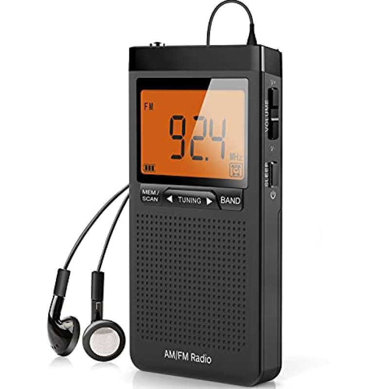Jual AM FM Portable Radio Personal Radio with Excellent Reception ...