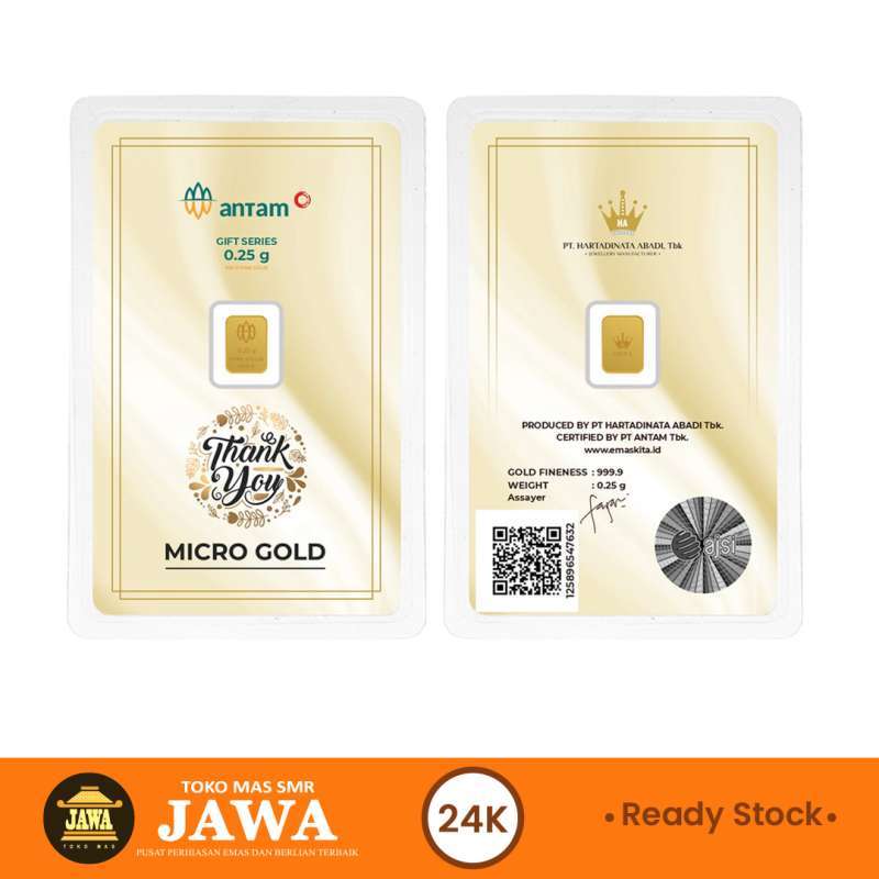 Jual Logam Mulia Micro Gold Antam Gift Series Kadar 24 Karat Toko Mas ...
