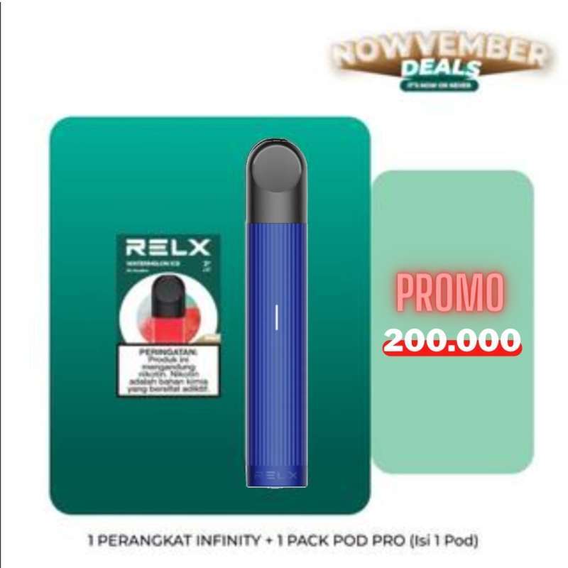 Jual RELX Bundle Essential Blue Device and Pod (Isi 1 Pod) di Seller ...