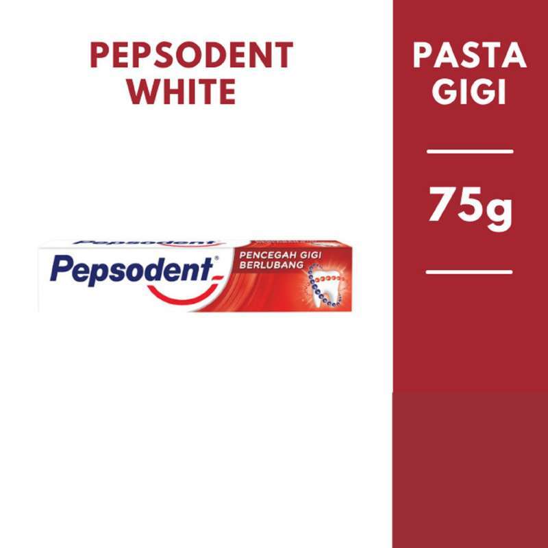Jual Pepsodent Pasta Gigi Pencegah Gigi Berlubang 75 g di Seller ...