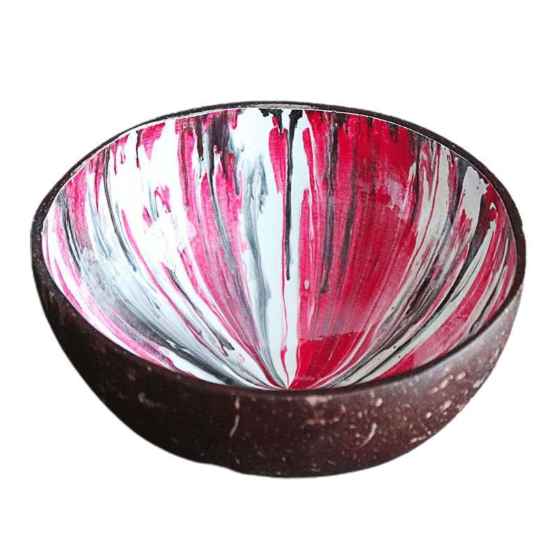 Jual Candy Bowls Compact Hand-Painted Coconut Shell Delicate Smooth ...