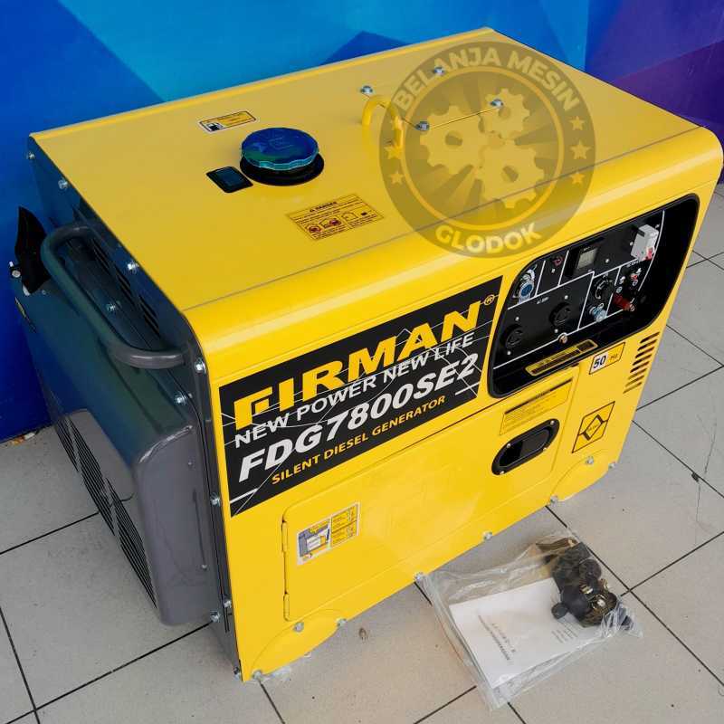 Jual Genset 5000 Watt 1 Phase Solar Silent Firman Fdg 7800se2 Diesel ...