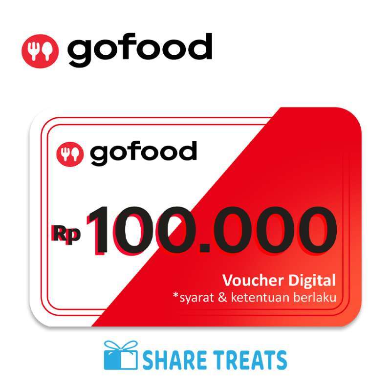 Jual Voucher Digital Go Food Rp 100.000 Di Seller Share Treats Official ...