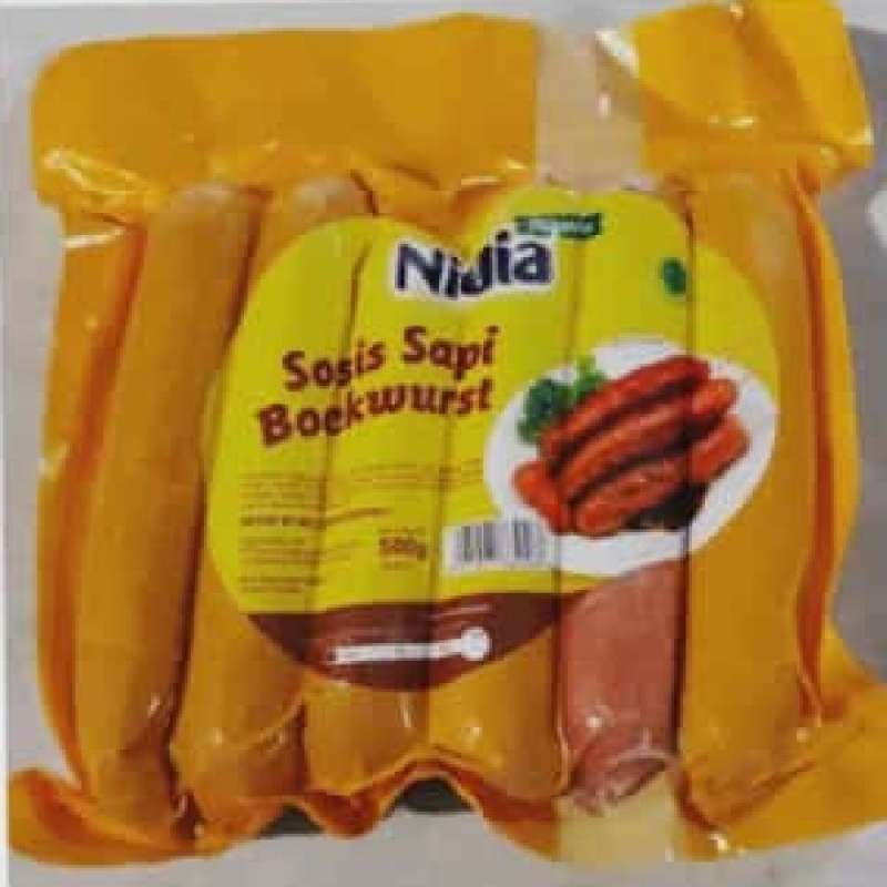 Promo SOSIS SAPI NIDIA BORKWURST ISI 6/ SOSIS BAKAR/SOSIS GORENG/SOSIS ...