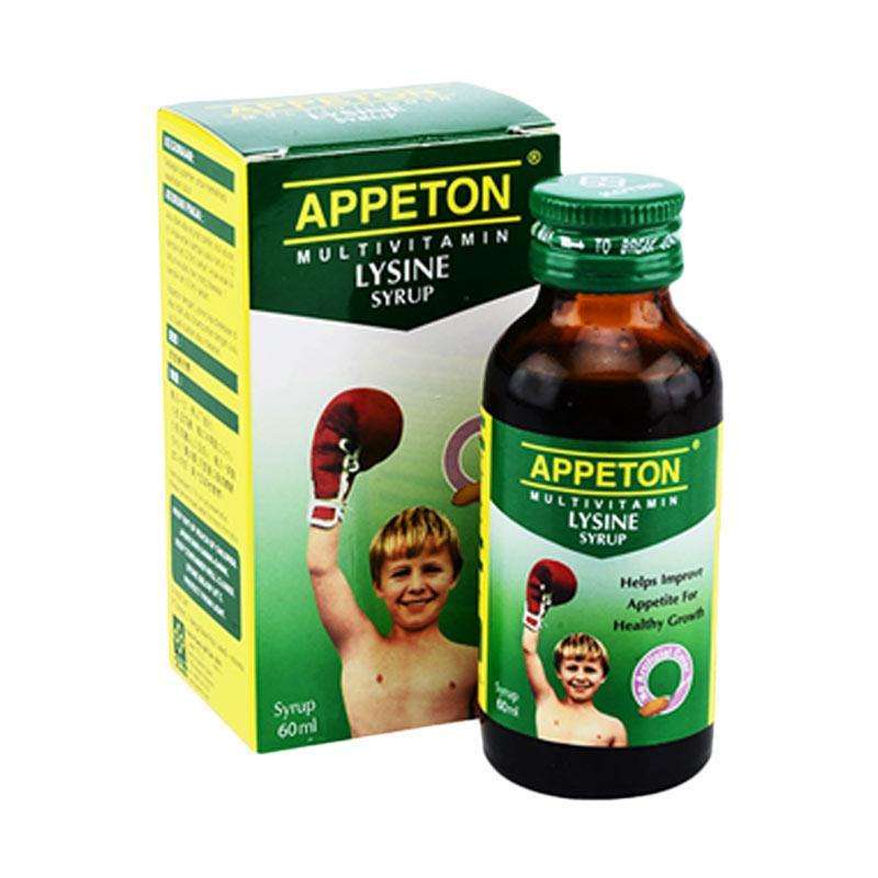 Jual WHS - Appeton Lysine Syrup Mulitivitamin Kesehatan [60 mL] di ...