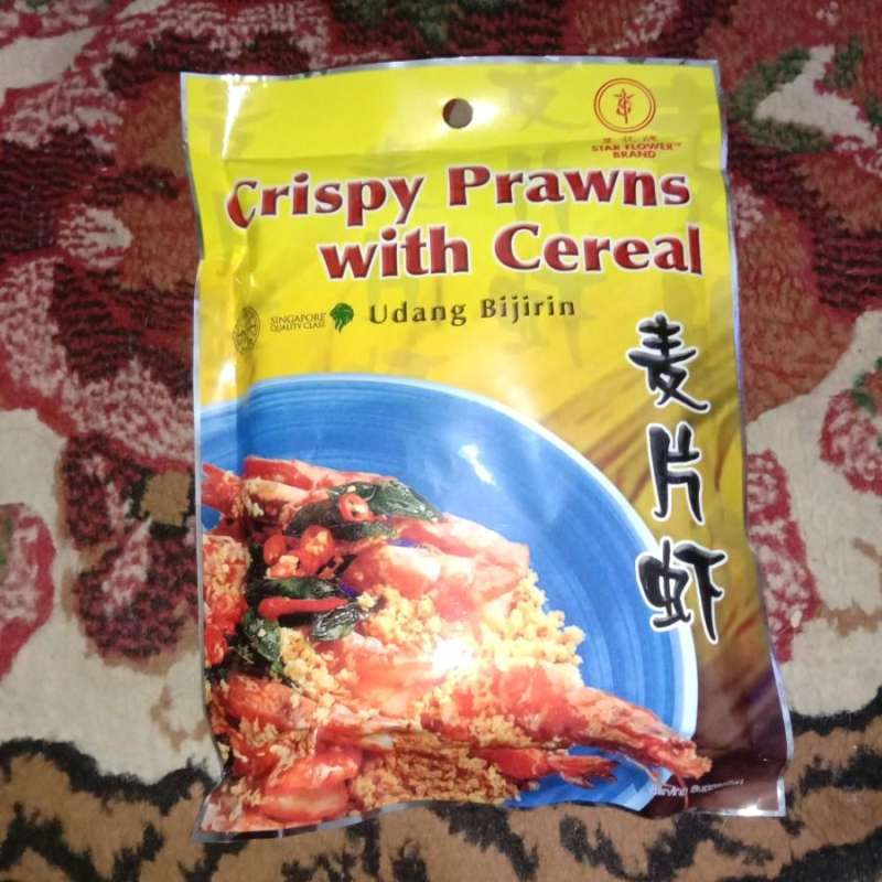 Jual udang bijirin crispy/Crispy prawns with cereal 85 gr Halal di ...