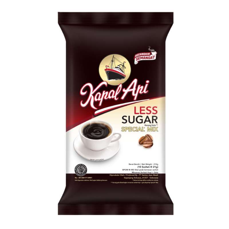 Promo Kapal api special mix less sugar isi 10 sachet Diskon 34% di ...