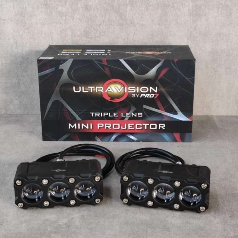 Jual Mini projie pro7 triple lens / 3 lensa ultravision by pro7 di ...