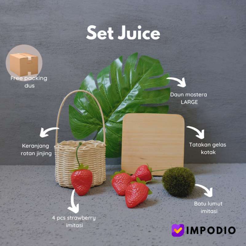 Promo Paket Juice / set aesthetic photo produk IMPODIO Diskon 17% di ...