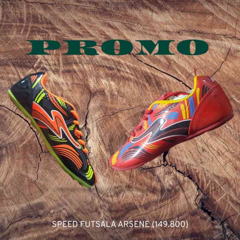 Jual Sepatu Futsal Speed Futsala Arsene - 37 Hitam di Seller Mataram ...