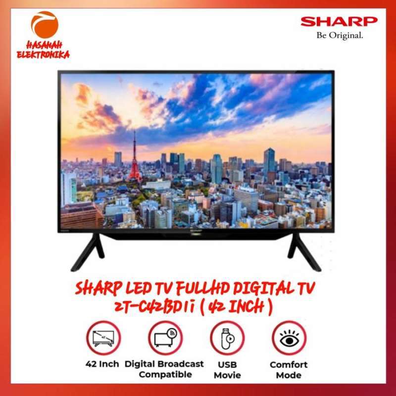 Jual SHARP LED TV FULLHD DIGITAL TV 42 INCH 2T-C42BD1I di Seller HASANAHELEKTRONIKA - Kedaung ...