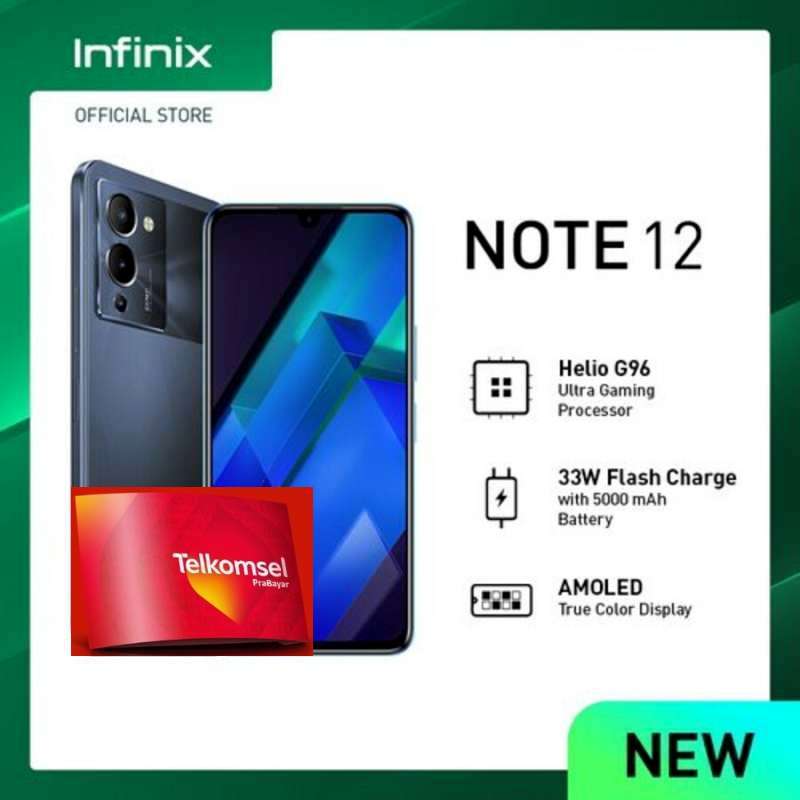 Jual Infinix Note 12 [8/256GB/ Official Store] + Starter Pack Telkomsel ...