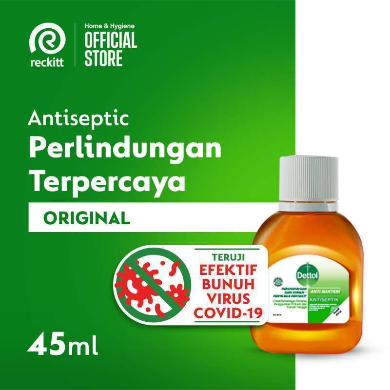 Promo Dettol Liquid Antiseptik Cair [45 mL] Diskon 16% di Seller BLIBLI ...