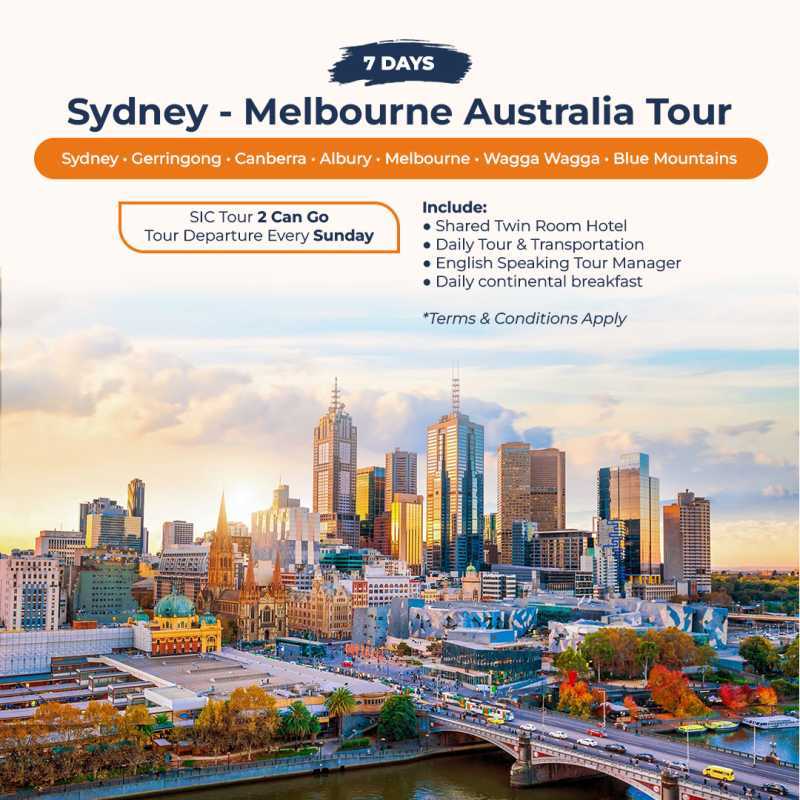Jual AUSTRALIA TOUR - SYDNEY MELBOURNE - 7 HARI - Dewasa di Seller ...