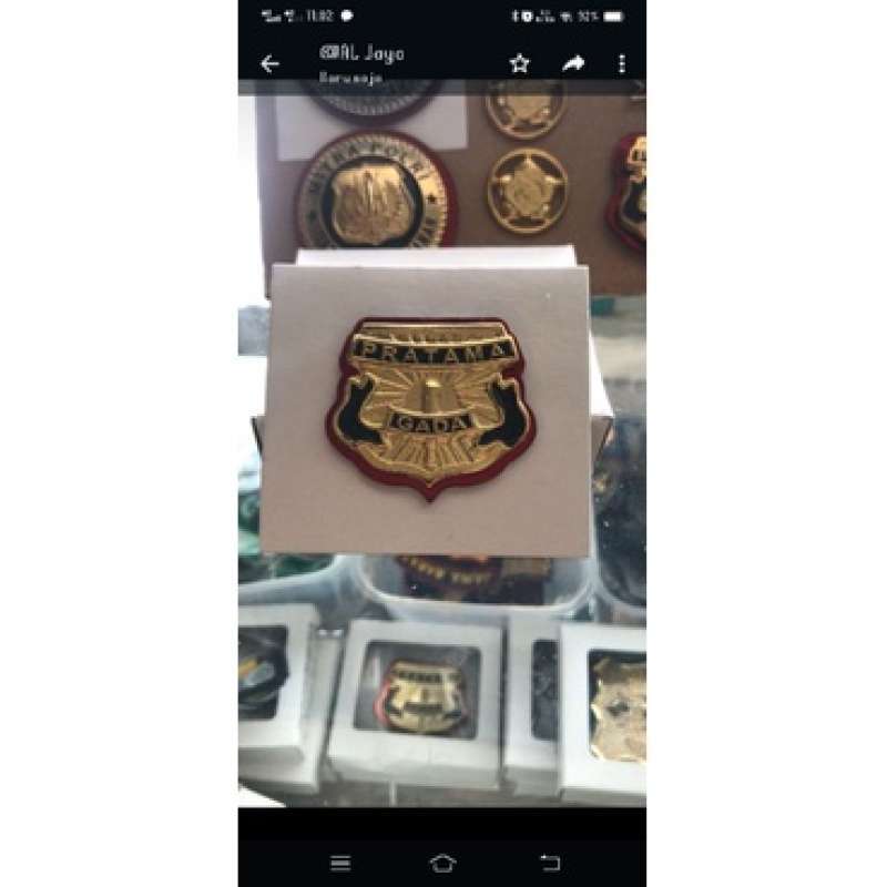 Jual Pin Satpam Mitra Polisi, Gada Pratama Di Seller Hibran Shop - Jl ...