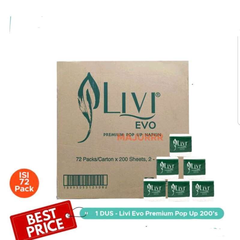 Tissue Livi Evo Premium Gratis Ongkir 🏷️ Harga Murah Juli 2025