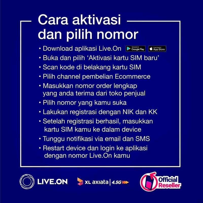 Jual Kartu Perdana Live On 25gb 30 Hari Di Seller Citycell - Gebang ...