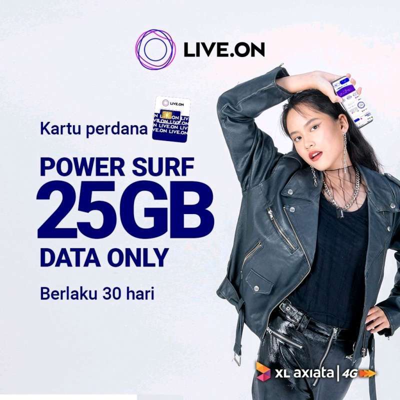 Jual Kartu Perdana Live On 25gb 30 Hari Di Seller Citycell - Gebang ...