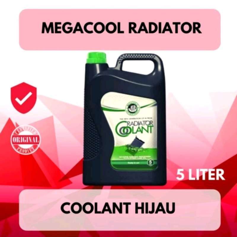 Jual Megacools Radiator Coolant Hijau 5L Original di Seller Alfeus1994 ...