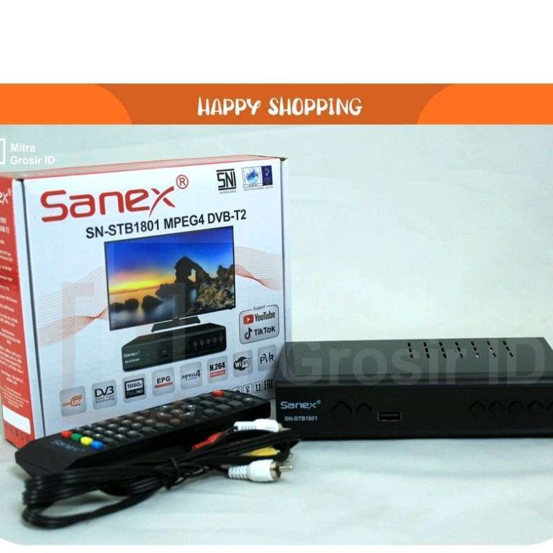 Jual Set Top Box Tv Digital DVB T2 SANEX di Seller suroboyo listrik ...