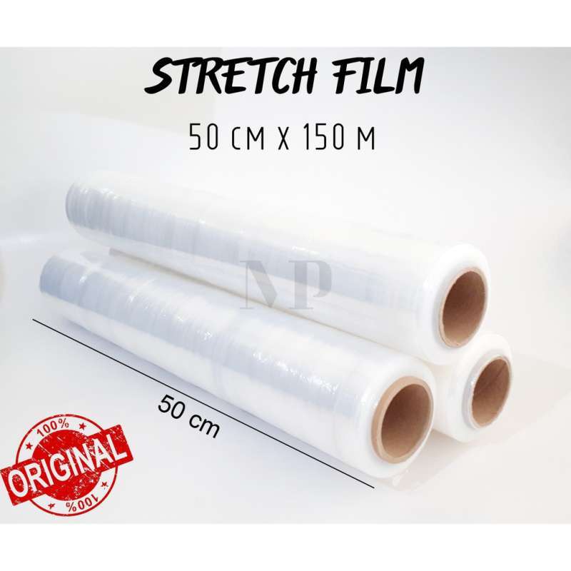 Jual Stretch Film 50cm x 150m Plastik Wrapping Bening Plastic Wrap Packing Online Shop Bungkus ...