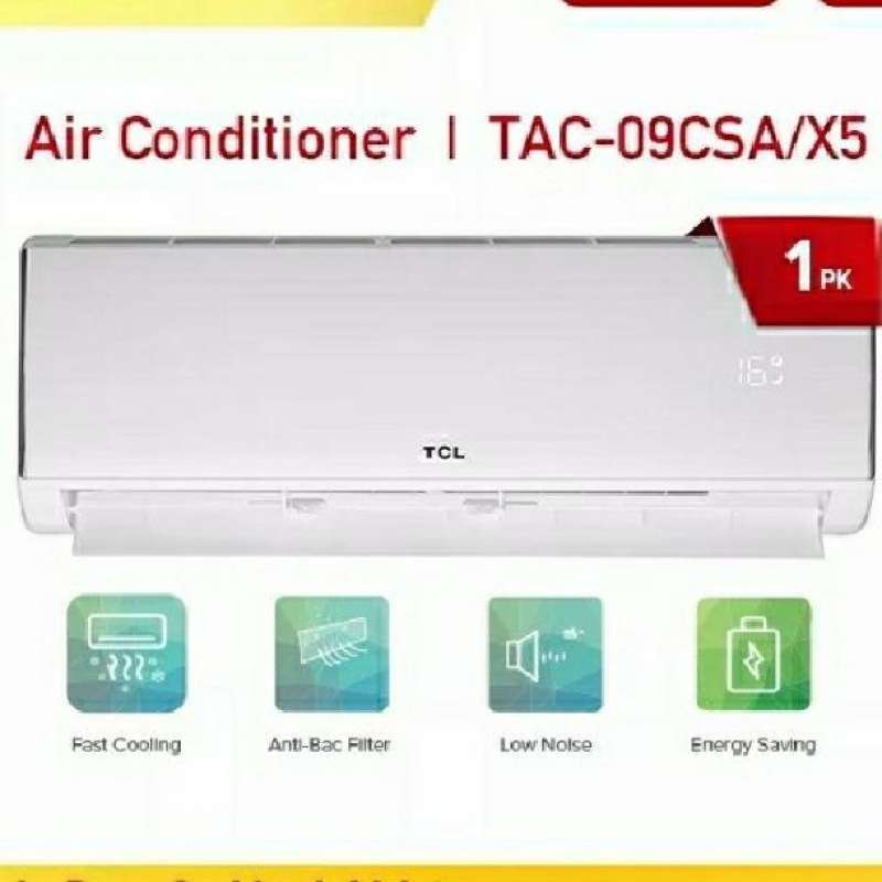 Jual AC TCL 1 PK STANDART AC -TAC-09CSA/X5 [INDOOR + OUTDOOR] di Seller ...