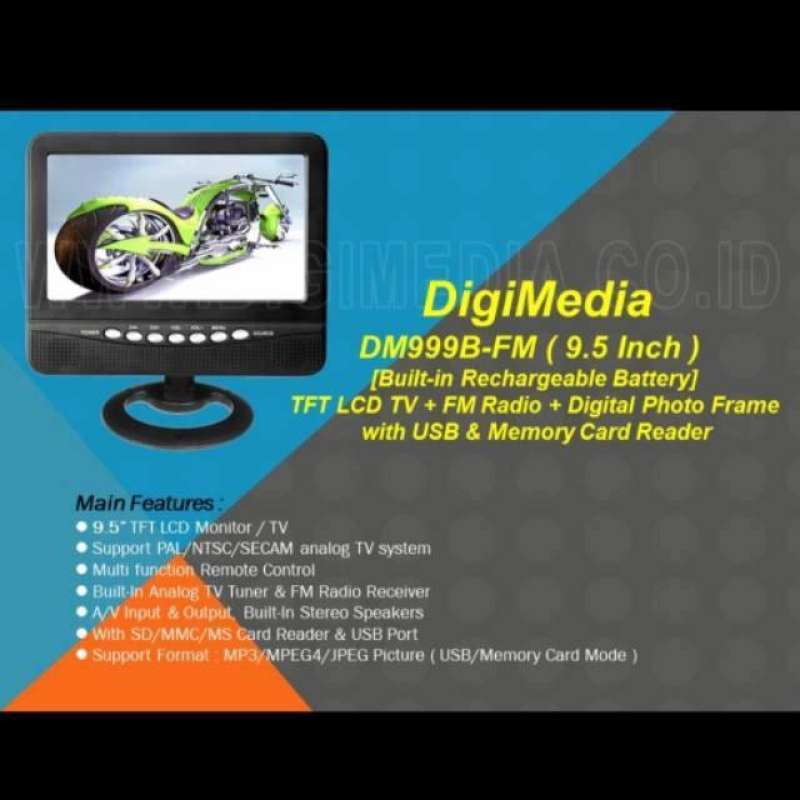 Jual TV LCD / TV Mobil / FM Tuner DigiMedia 9.5 + Digital Photo Frame di Seller R2 Agency ...