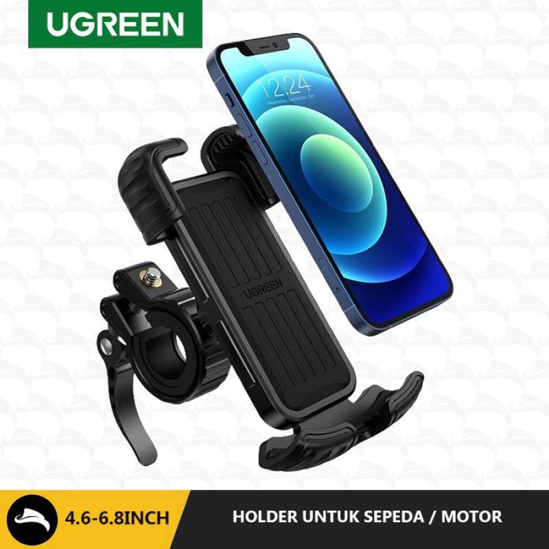 Jual Ugreen 60548 Universal Bike Holder Stang Sepeda Motor Stand Mount Hp di Seller Denta Phone ...