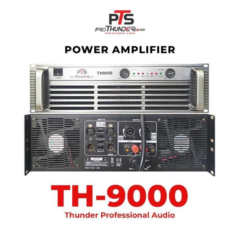 Jual Power Amplifier Thunder TH-9000 di Seller Thunder Professional Audio - Genteng, Kota ...