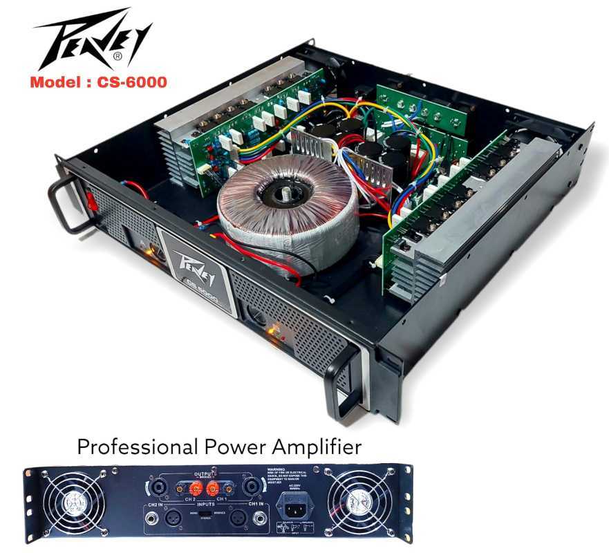 Jual POWER AMPLIFIER PEAVEY CS 6000/CS6000 di Seller Sumber Maju ...