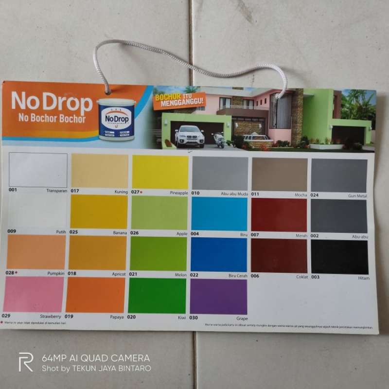 Jual Cat Pelapis Anti Bocor No Drop - Nodrop Kemasan 20 Kg - Merah 007 ...