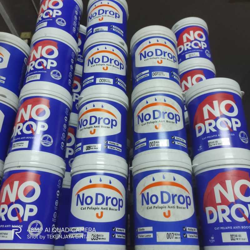 Jual Cat Pelapis Anti Bocor No Drop - Nodrop Kemasan 20 Kg - Merah 007 ...