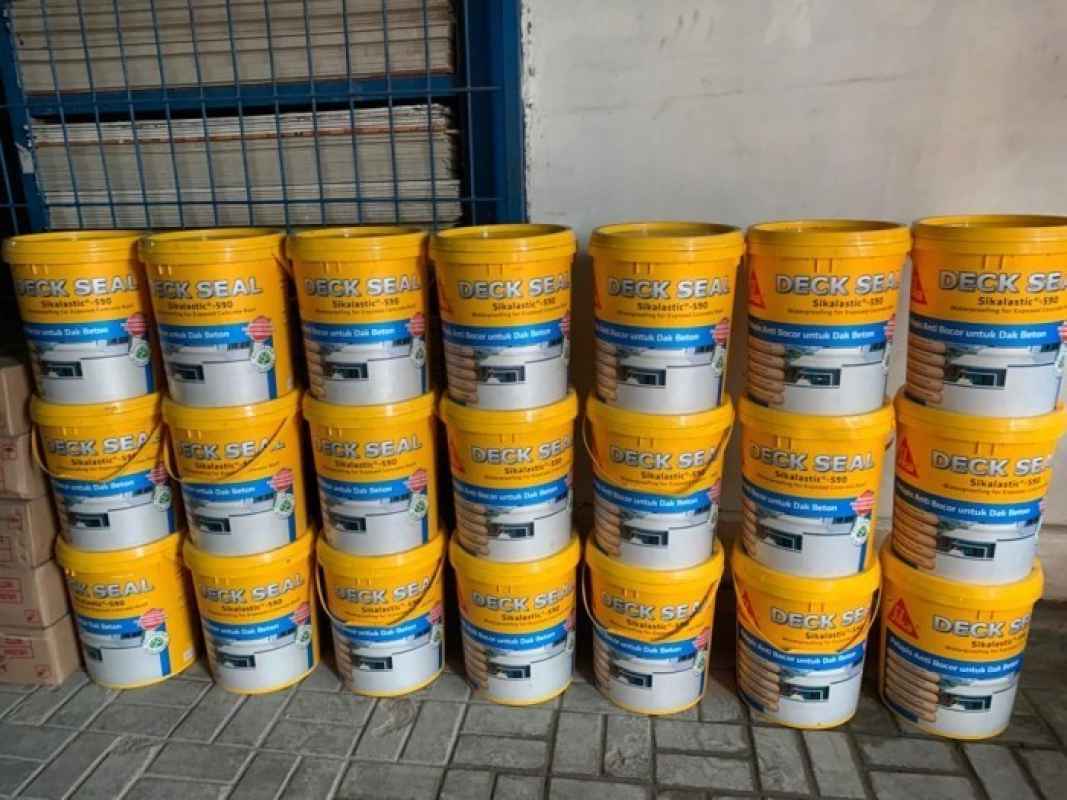 Promo Sika Deck Seal Sikalastic 590 Grey (20 Kg) - Abu-Abu Diskon 13% ...